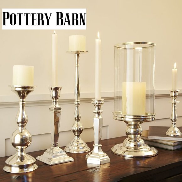 Pottery Barn | Accents | Vint Pottery Barn Maxfield Hotel Large Silver ...